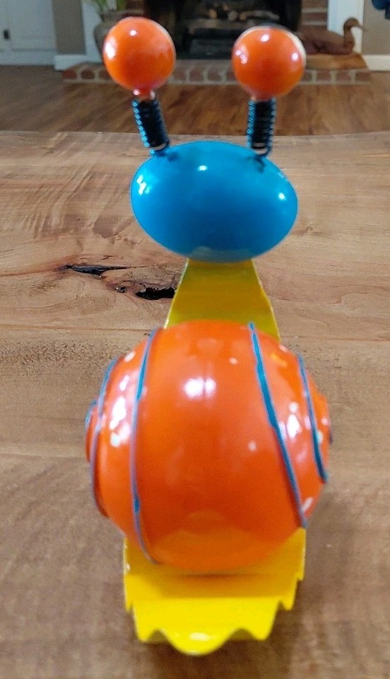 Metal Yard Art Cute Snail Garden Decor for Outside Lawn Ornament ...