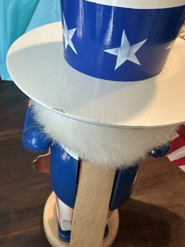 STEINBACH GERMAN WOODEN NUTCRACKER CHUBBY “UNCLE SAM” | eBay