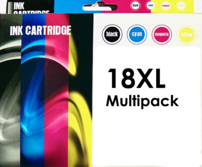 18XL Multipack Ink Cartridge Set For Epson XP-205 XP-212 XP-215 Non OEM ...