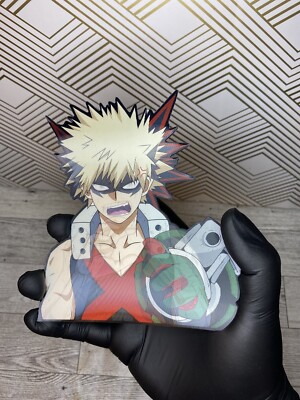 My Hero Academia Katsuki Bakugo 3D Lenticular Motion Car Sticker Decal ...