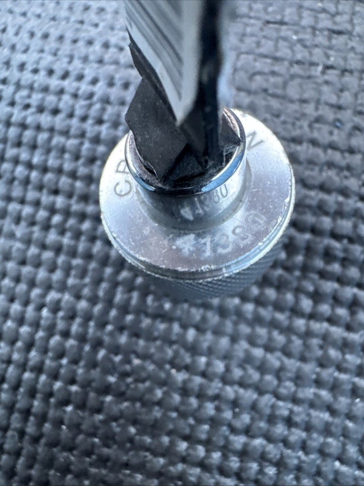 Sears Craftsman USA MADE Nos Thumb Finger Bit Driver 1/4” SILVER 41380 ...