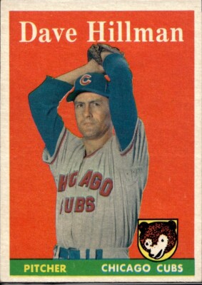 1958 Topps Dave Hillman Chicago Cubs #41 | eBay