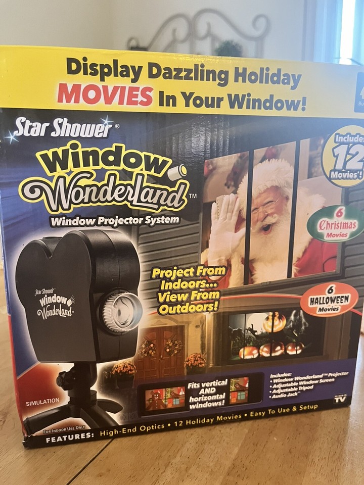 Star Shower Bulb Head Window Wonderland Christmas And Halloween ...