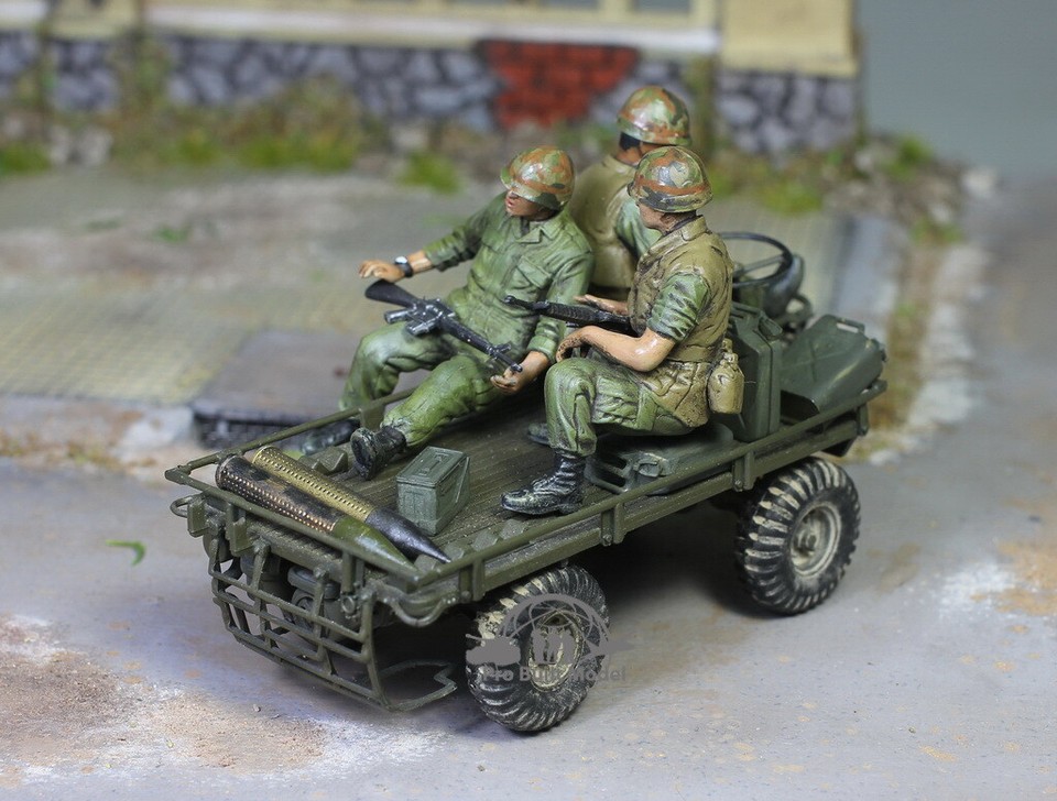 (Pre-Order) USMC M274 Truck Mechanical Mule w/ 03 Marines 1:35 Pro ...