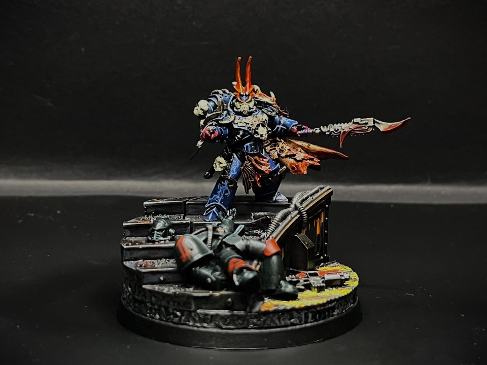 Sevatar - First Captain of the Night Lords painted Warhammer 40k Horus ...