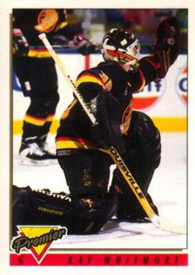 #514 Kay Whitmore - Vancouver Canucks - 1993-94 O-Pee-Chee Premier ...