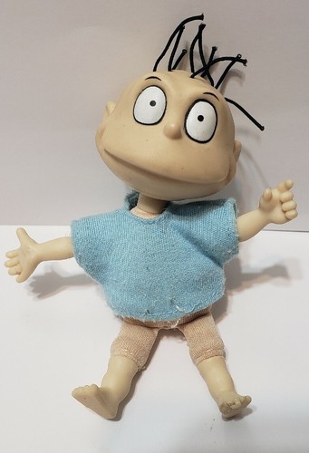 Rugrats Tommy Pickles 4" Doll Vintage 1997 Viacom No Diaper Plush ...