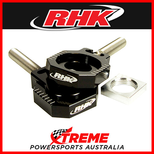 RHK MX LOLLIPOP AXLE BLOCK KIT BLACK KAWASAKI KX125 KX250 KX 125 250 ...