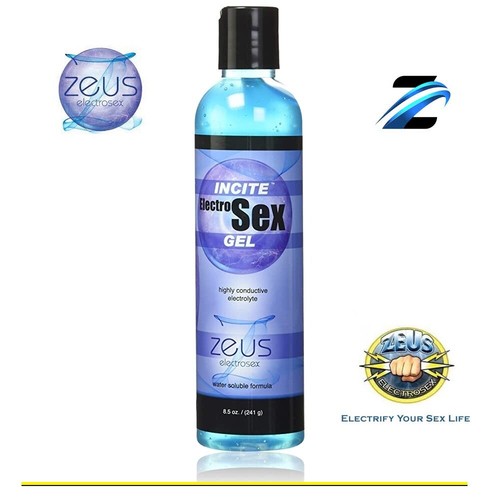 Zeus Incite GEL Conductive LUBE eStim Water-Based Electro Stimulation 8 ...