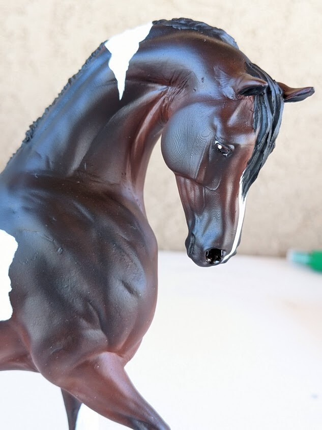 Drastic Custom Breyer Mustang Mare to Appaloosa Arabian - Traditional ...