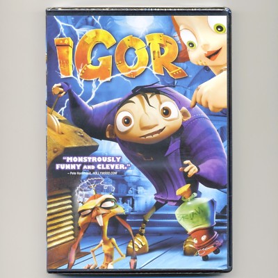 Igor PG 2008 animated kids' science fantasy movie, new DVD, Cusack ...