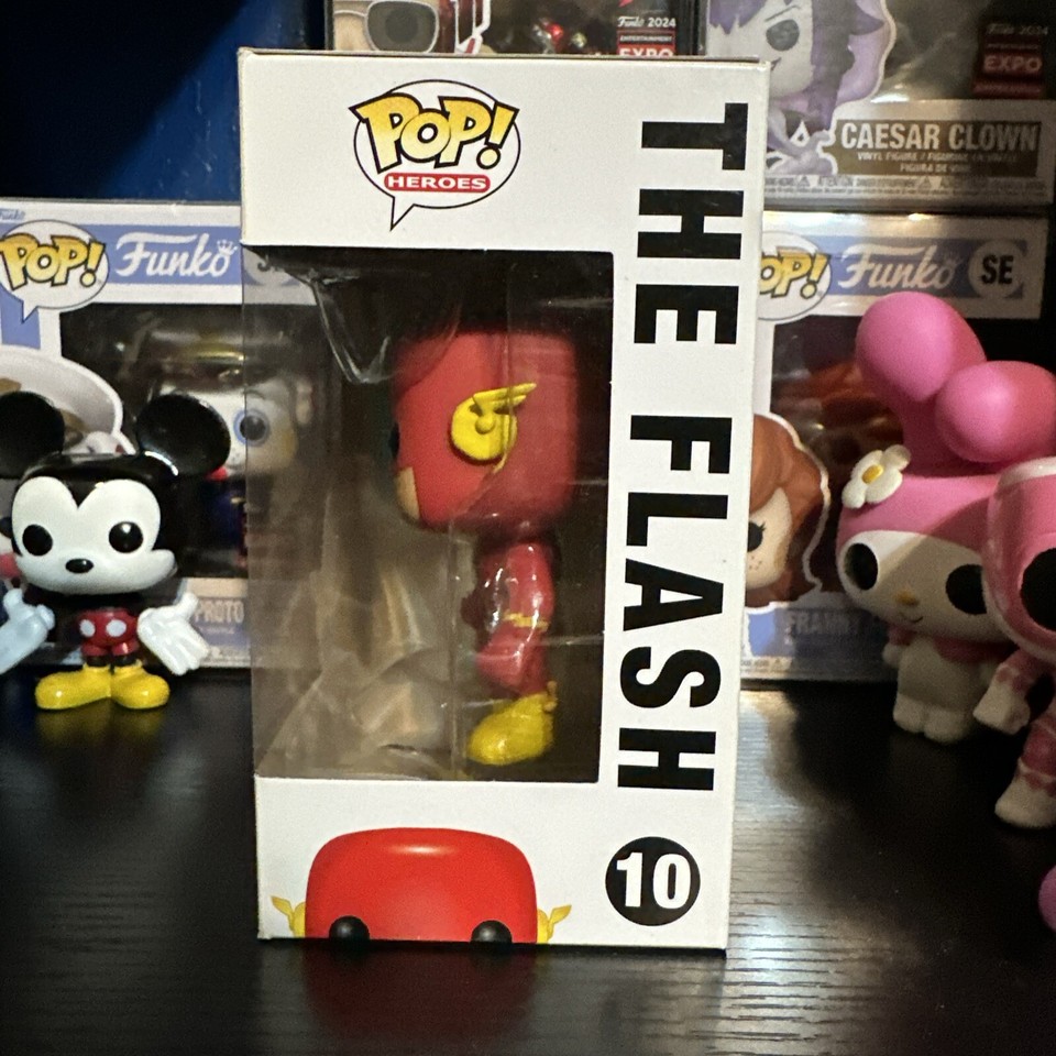 Funko Pop The Flash # 10 Super Heroes DC Comics Vinyl Figure New | eBay