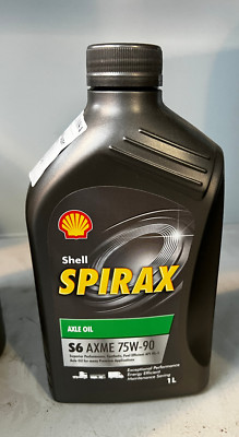 Transmission oil SHELL Spirax S6 AXME 75W-90 1L | eBay