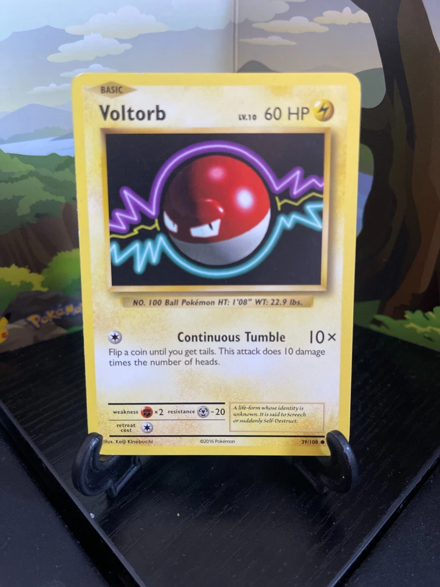 Pokemon Voltorb Card