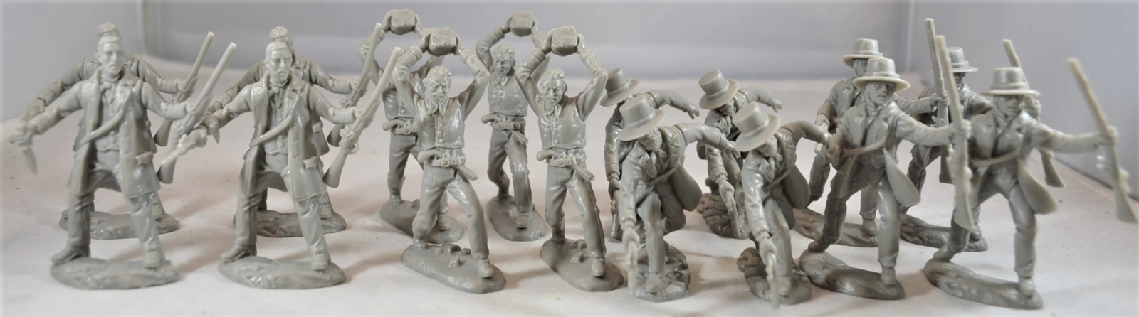 Toy Soldiers of San Diego TSSD Alamo Texans 16 Figure Set 25B Crockett ...