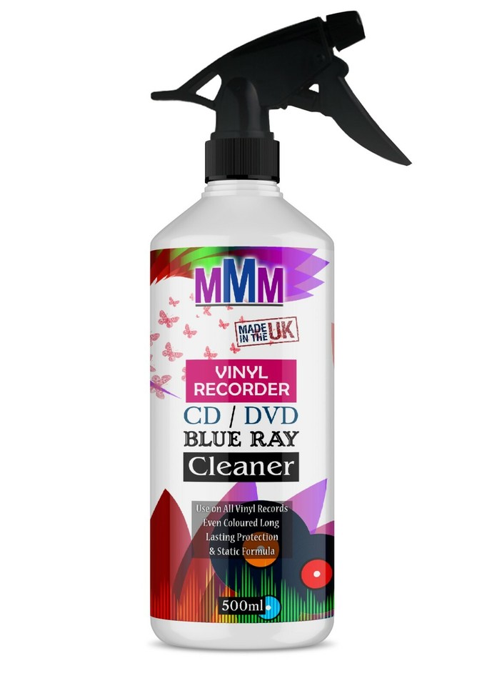 PROFESSIONAL VINYL RECORD CLEANER CD DVD CLEANING FLUID SPRAY/ CAP FAST ...