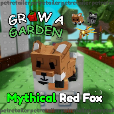 🔥 CHEAPEST Mythical Red Fox | ROBLOX Grow A Garden | eBay