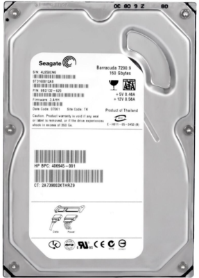 Disque Dur HP 406945-001 ST3160812AS 160GB 7200U/Min 8MB SATA II 3.5 ...