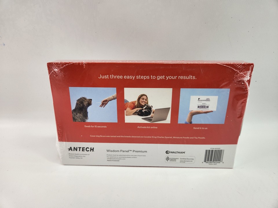 Wisdom Panel DNA Kit Premium Dog 265+ Health Tests, Identify 365+ Dog ...