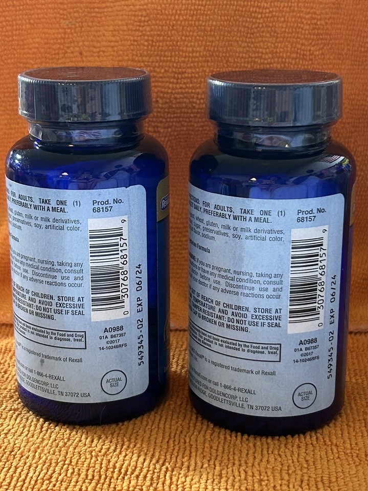 2) Rexall Naturalist B Complex 150 Tablets Bottles Exp. 6/24 | eBay