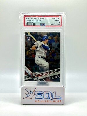 Cody Bellinger Rookie Card 2017 Topps Chrome Update #HMT81 PSA 9 | eBay
