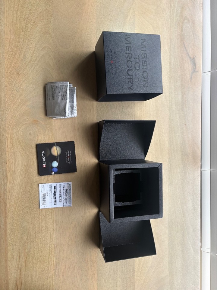 Omega x Swatch MoonSwatch – Mission to Mercury – Mint / Full Set – Box ...