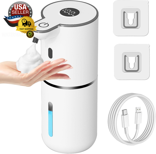 Automatic Foaming Soap Dispenser Touchless, USB Rechargeable Smart Hand ...