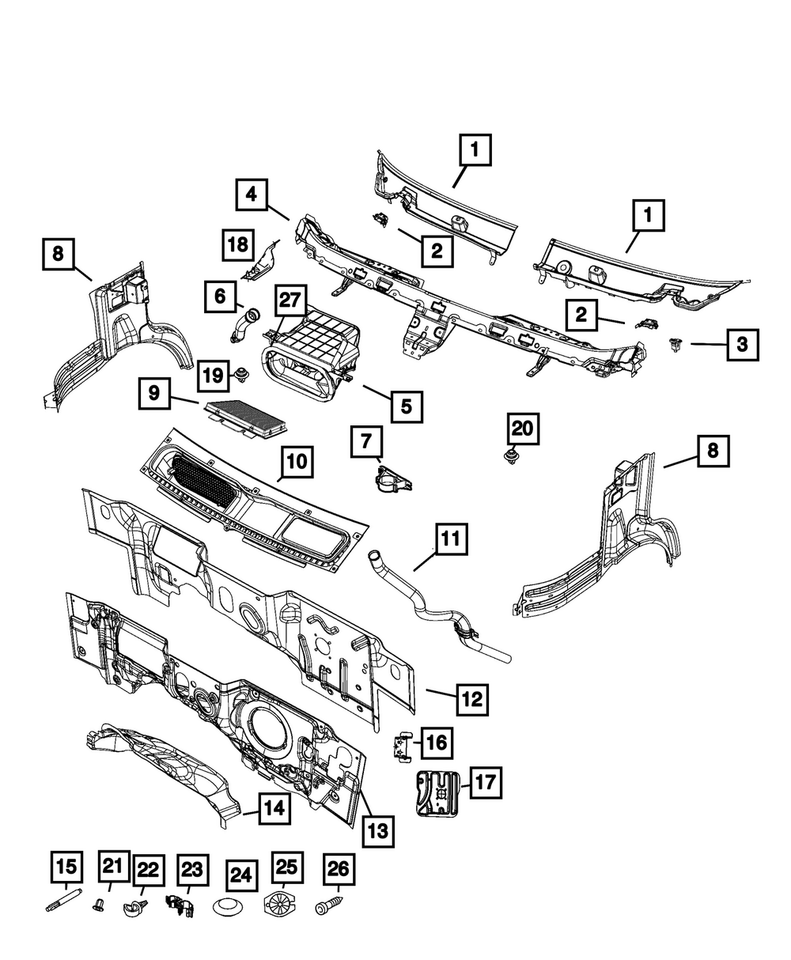 Genuine Mopar Retainer 68132493AA | eBay