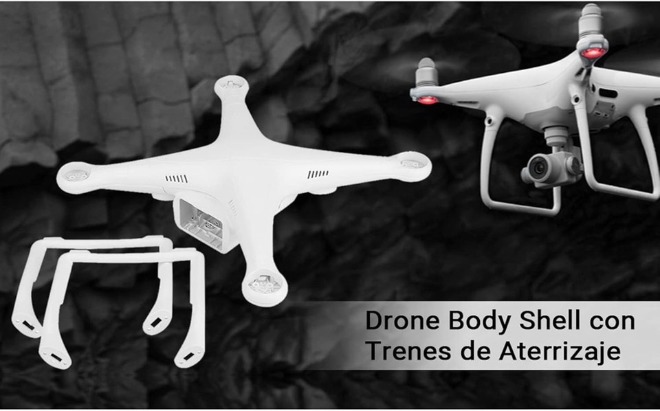 1pc Drone Body Shell Frame 2pcs Landing Gears for DJI Phantom 3 ...