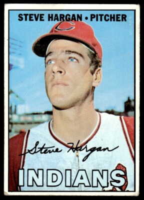 1967 Topps Steve Hargan Cleveland Indians #440 | eBay
