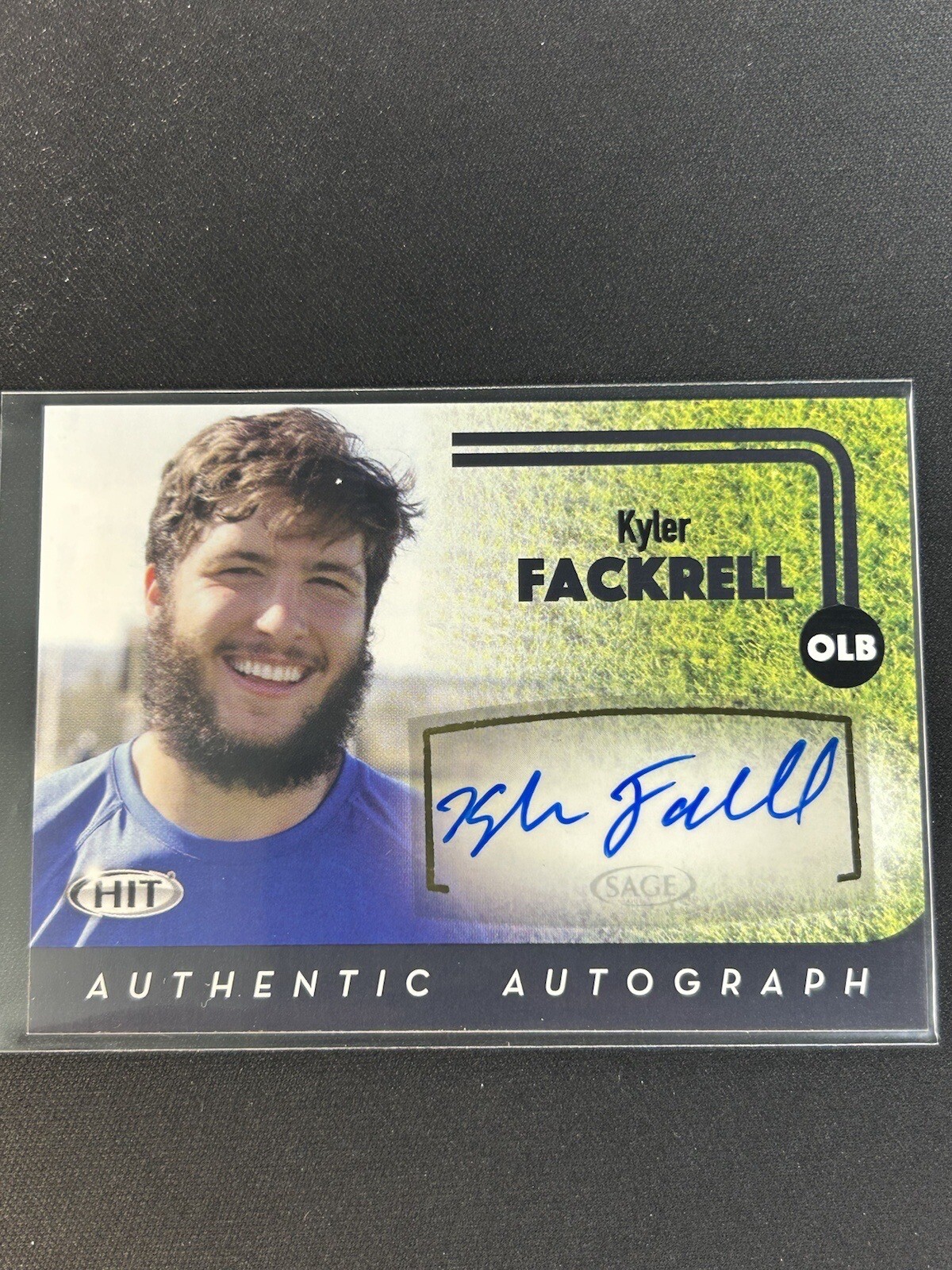 2016 SAGE Hit - Autographs Black #A28 Kyler Fackrell (AU, RC) for sale ...