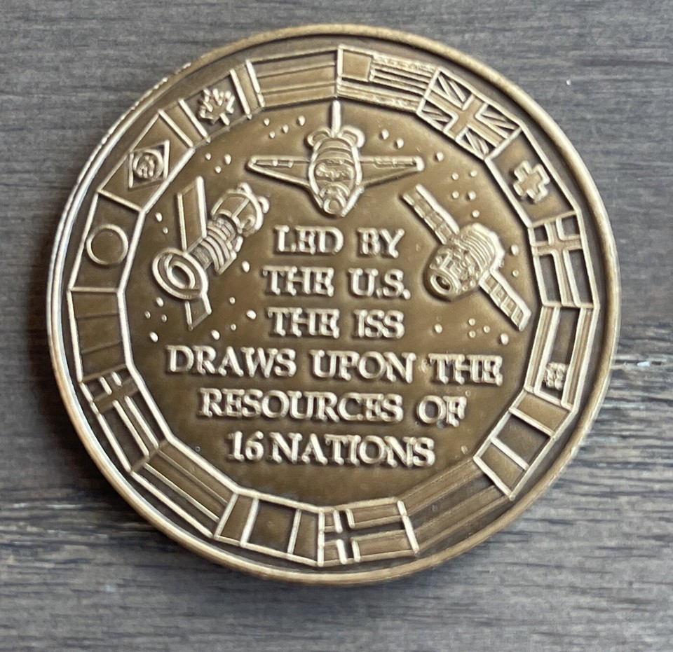 NASA COIN MEDALLION ISS International Space Station Coin | eBay