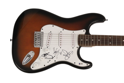 PARAMORE BAND (X3) SIGNED AUTOGRAPH FENDER GUITAR - HAYLEY WILLIAMS ...