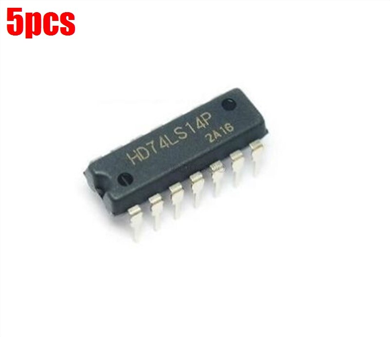 5Pcs HD74LS14P DIP-14 74LS14 LS14 Hex Inverter With Schmitt Trigger ...