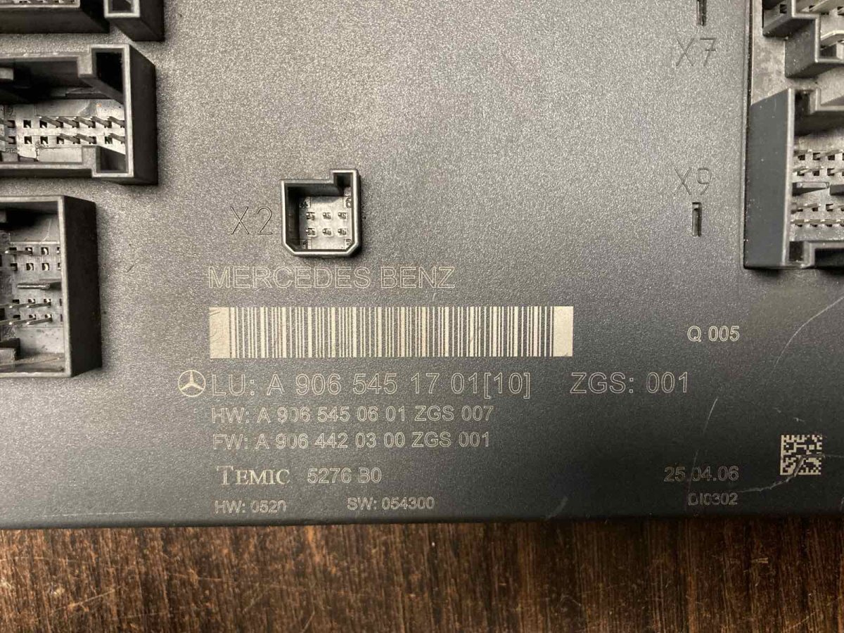 MERCEDES-BENZ SPRINTER (906) (06.06-) BODY CONTROL MODULE (BCM ...