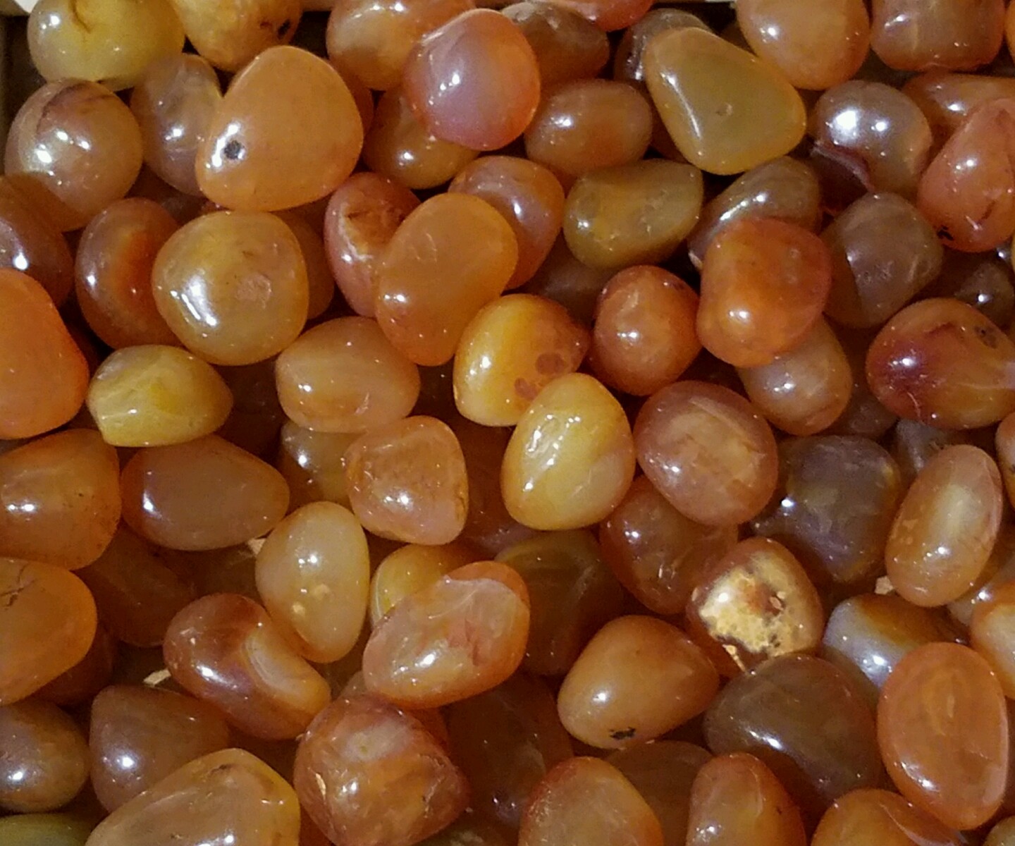 1/2 lb Tumbled Red Carnelian Gemstone Crystals 20-30 Stones Gem Rock ...