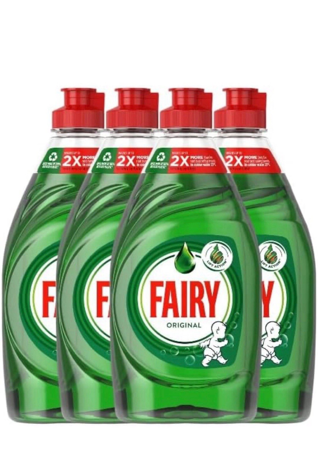 Fairy Original Washing Up Liquid Green with LiftAction, 3 x 320ml | eBay UK