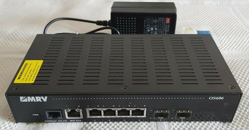 Switch MRV OptiSwitch OS606 Network Interface Device Gigabit BASET | eBay