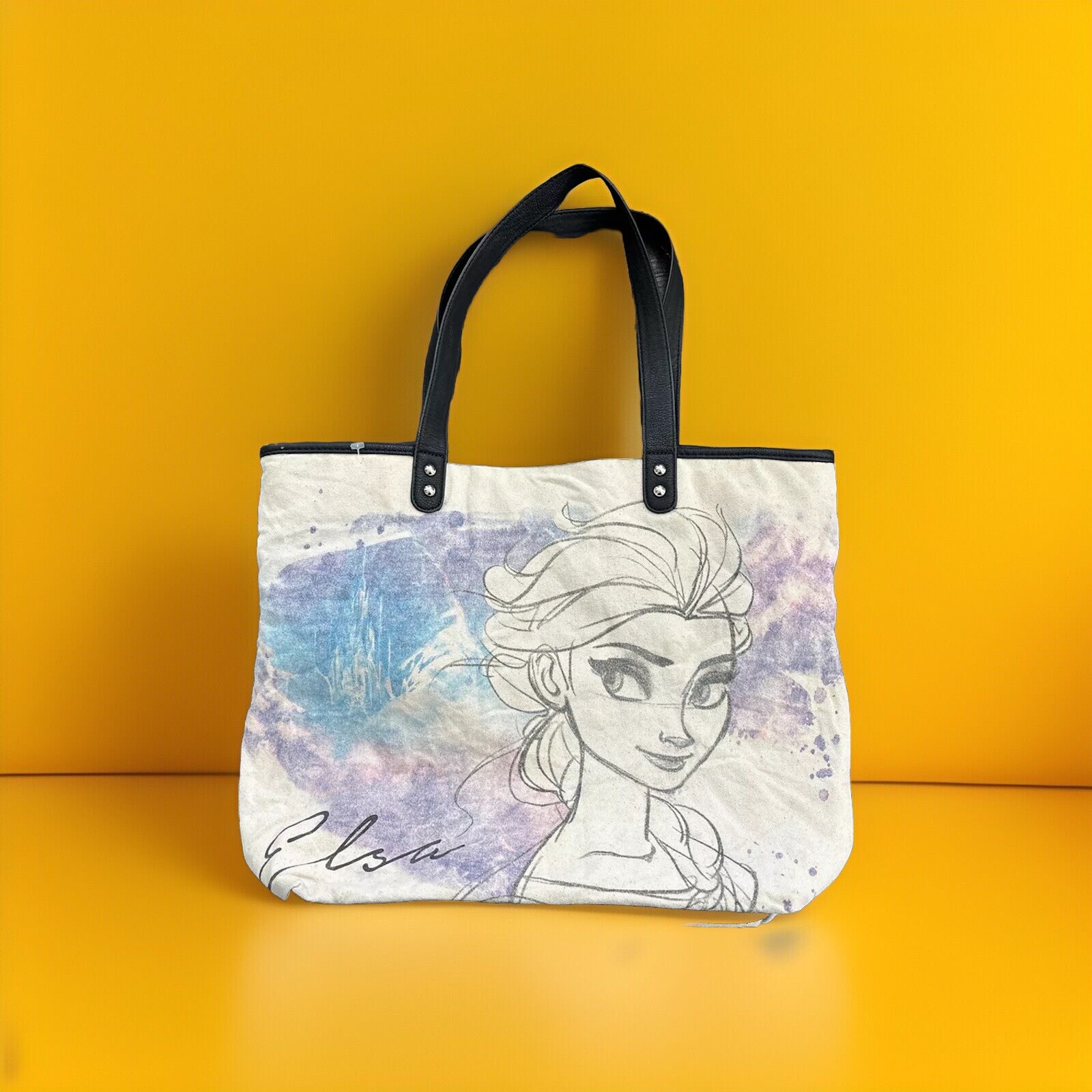 Loungefly Elsa Tote Bag Watercolor Drawing Disney Fro… - Gem