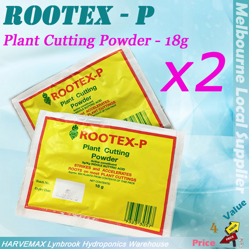 2 Bags Of Rootex Plant Cutting Powder 18g Hydroponics Seedling Cloning ...