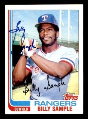 1982 Topps Baseball #112 Billy Sample Signed Autograph (No COA) | eBay