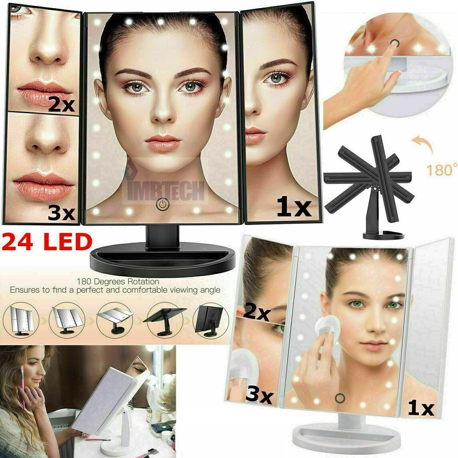 Lighted Magnifying Makeup Mirror 20X | Saubhaya Makeup