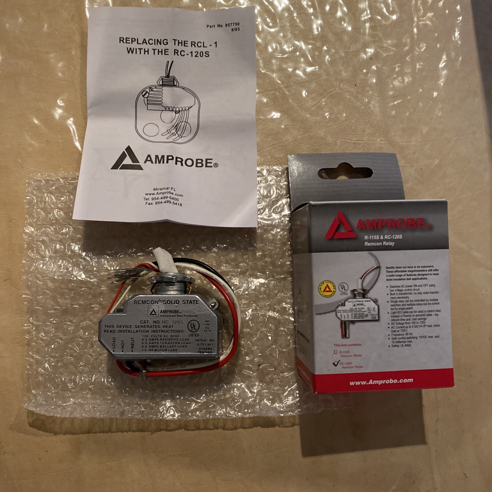 Amprobe RC-120S Remcon Relay Switch for sale online | eBay