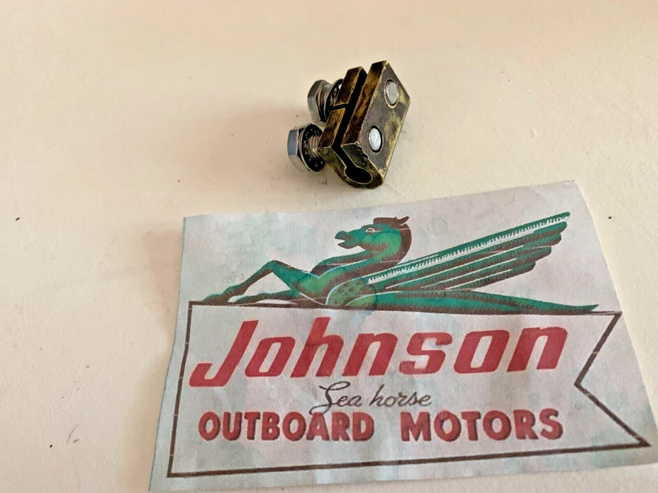 JOHNSON EVINRUDE 303794 304024 BRASS SHIFT ROD CONNECTOR ASSEMBLY w/SCREWS VG | eBay