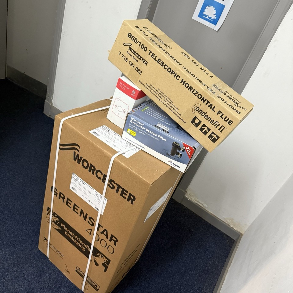 Worcester Greenstar 4000 30kW Combi Boiler Flue Filter & Hive ...