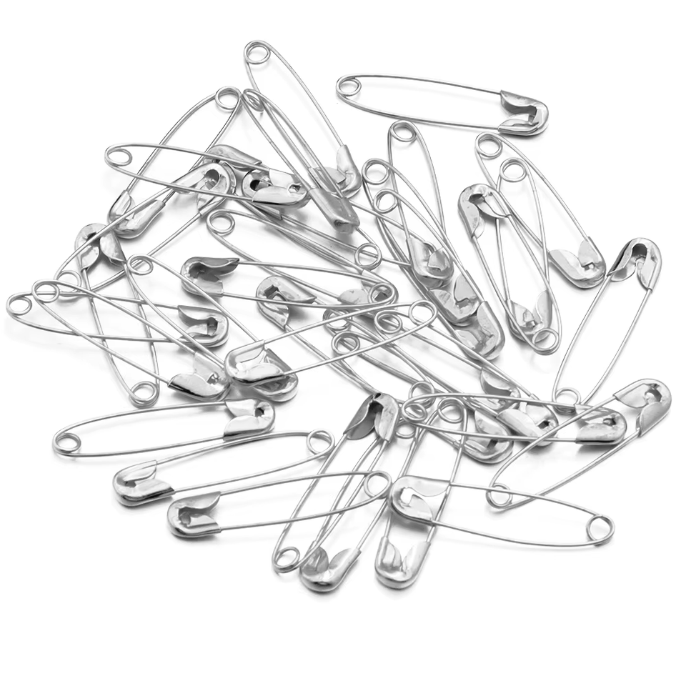 50-200Pcs/Lot Safety Pins DIY Sewing Tools Accessory Silver Metal ...