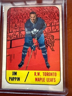 1967-68 Topps #78 Jim Pappin Toronto Maple Leafs | eBay