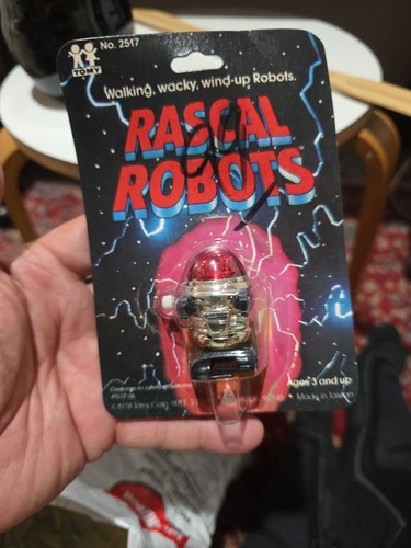 Vintage TOMY Rascal Robot 2517 Walking , Wacky Wind Up NEW | eBay