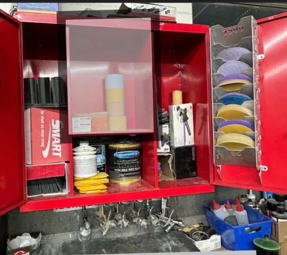 Wall Mount Sand Paper Rack 6in Da | Sand Paper Organizer | Sand Paper ...