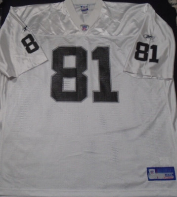 Vintage NFL Equipment Reebok Tim Brown #81 Oakland Raiders Football ...